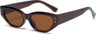 Generic Lunettes De Soleil Homme &Agrave; Monture Fine For La Conduite Et Les D&eacute;placements Domicile-travail, Femme For Lext&eacute;rieur(Brown)