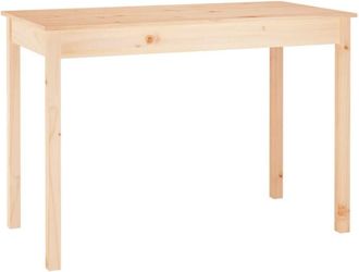 vidaXL Vidaxl - Table &agrave; manger 110x55x75 cm Bois massif de pin