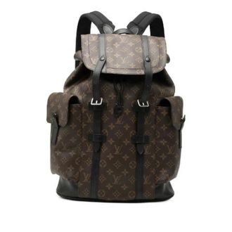 Louis Vuitton Pre-owned Christopher PM Monogram Macassar Rucksack - - Pre-owned - Herren - Braun - ONE SIZE