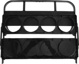 NUOBESTY Ipetboom Tragbarer Faltbarer 8 Becher Getr&auml;nkehalter aus Kunststoff mit Ergonomischem Griff Wiederverwendbarer Flaschentr&auml;ger f&uuml;r Outdoor Party und Ma