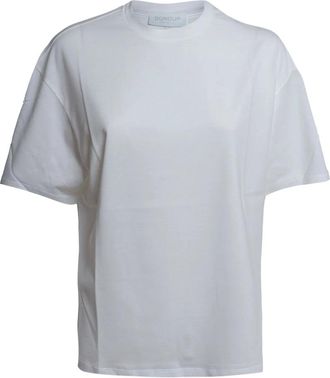 Dondup Femme, Tops, Blanc, Taille: 40 FR T-shirt &agrave; col rond et coupe classique