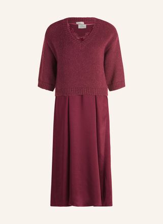 robe l&eacute;g&egrave;re Robe L&eacute;g&egrave;re Set: Pullover Und Kleid rot