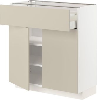 IKEA METOD / MAXIMERA Unterschr m Schub/2 Türen