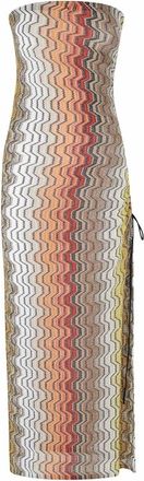 Missoni Femme, Robes, Multicolore, Taille: 38 FR Maxi Robes