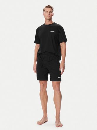 HUGO BOSS Pyjama Ron Short Set 50578605 Schwarz Regular Fit