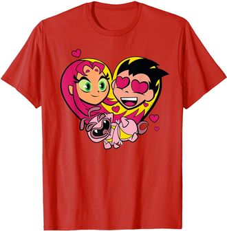 DC Comics Teen Titans Go! Starfire and Robin T-Shirt