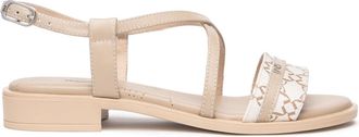 Nero Giardini E513403D Damensandalen Aus Leder - Beige 39 EU