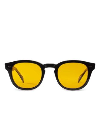 K&agrave;dor Jolly Sonnenbrille mit rundem Gestell - Schwarz