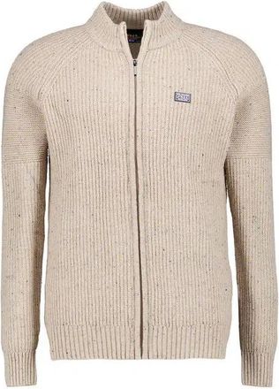 N.Z.A. Herren Pullover beige unifarben