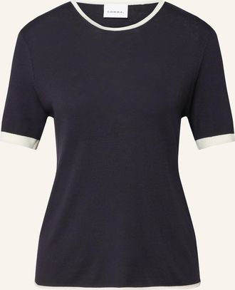 Comma Comma Strickshirt blau