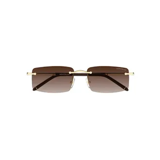 Montblanc Mb0443S Sonnenbrille - - Accessories - Herren - Braun - 56 MM