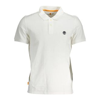Timberland Elegantes wei&szlig;es Baumwoll-Poloshirt - - Tops - Herren - Wei&szlig; - M