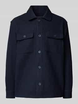 Fynch-Hatton Regular Fit Hemdjacke mit Brustpattentaschen