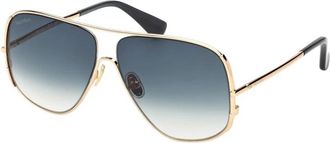 Max Mara Femme, Accessoires, Jaune, Taille: 60 MM Mm0190 30P Lunettes de soleil