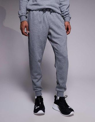 Under Armour Rival - Pantalon de jogging en molleton - Gris chin&eacute; clair