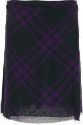 Burberry Femme, Jupes, Multicolore, Taille: 32 FR Short Skirts
