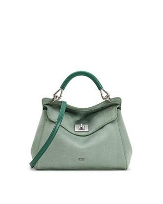 JW PEI Lucia Sac &agrave; main pour femme - Daim Synth&eacute;tique Vert Matcha