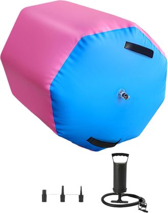 Generic Gymnastikfass | Balance-Trainer weich - aufblasbar | f&uuml;r Fitness Training praktisch zu Hause Outdoor Gym Yoga &Uuml;bung Indoor