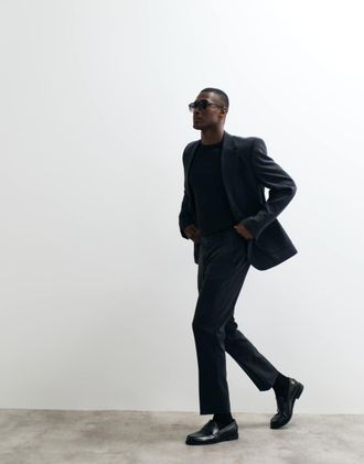 Asos FlexMAX - Veste de costume ajust&eacute;e - Noir