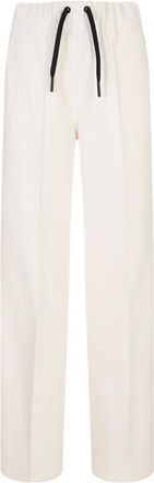 Moncler Femme, Pantalons, Blanc, Taille: 38 FR Straight Pantalons