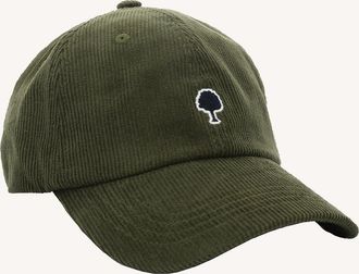 Faguo Casquette en velours kaki