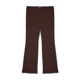 Fiorella Rubino Schlaghosen - - Trousers - Damen - Braun - L