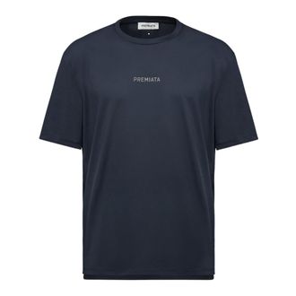 Premiata Homme, Tops, Bleu, Taille: L T-shirt en coton