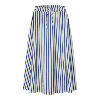 Lollys Laundry RoLL Midi Rock - - Skirts - Damen - Blau - L
