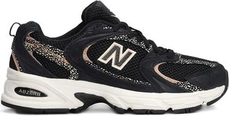 New Balance baskets à empiècements en mesh - Noir