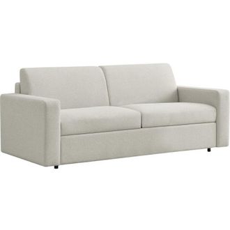 Habitat et Jardin Canap&eacute; convertible express en tissu Diana - Couchage 140 cm - 3 places - Beige