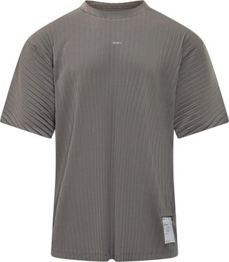 SATISFY Satisfy, Homme, Tops, Gris, Taille: S Auralite Pleated Tee