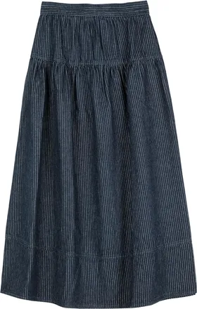 Bobo Choses Jupe A-Line Ray&eacute;e Denim Coton Bio - Collection Femme Bobo Choses