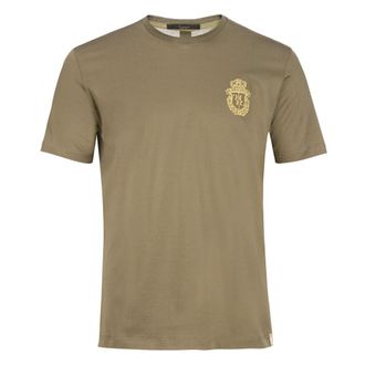 Billionaire Boys Club T-Shirt Rundhals Crest - - Tops - Herren - Gr&uuml;n - XS