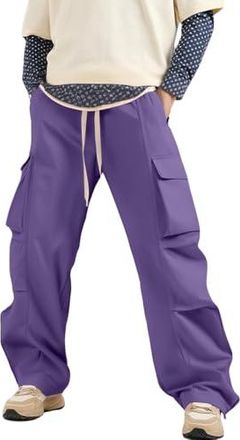 Generic Pantalon de jogging &agrave; coupe d&eacute;contract&eacute;e pour homme avec taille &eacute;lastique pour s&eacute;ances dentra&icirc;nement et de gym, pantalon de surv&ecirc;tement doux et extens