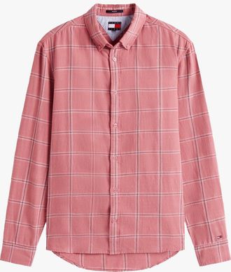 Tommy Hilfiger Chemise droite &agrave; carreaux en coton