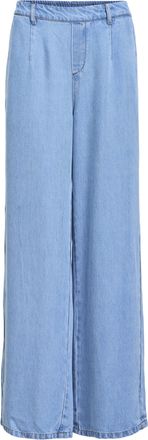 Object Loose Hose Light Blue Denim L Light Blue Denim L, blau