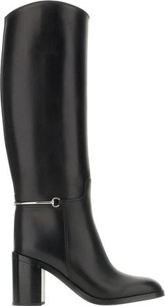 Gucci Slim Horsebit Boots - - Shoes - Damen - Schwarzk - 41 EU