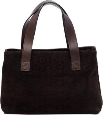 Celine Sac &agrave; main en daim Pre-owned - Femme - Pre-owned - Brun - Taille: ONE Size