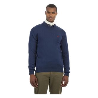 La Martina Herren, Strickwaren, Blau, 2XLGr&ouml;&szlig;e