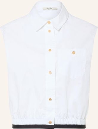 Maje Blusentop weiss
