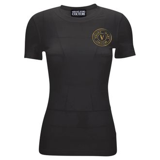 Versace Jeans Couture T-Shirts und Polos - - Tops - Damen - Schwarzk - 2XS