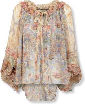 Zimmermann Femme, Blouses et Chemises, Multicolore, Taille: 32 FR Rebellion Corded Blouse