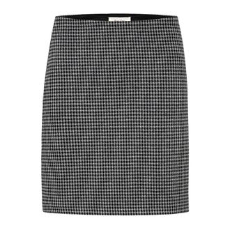 Part Two Femme, Jupes, Noir, Taille: 42 FR Jupe grise &agrave; carreaux style classique