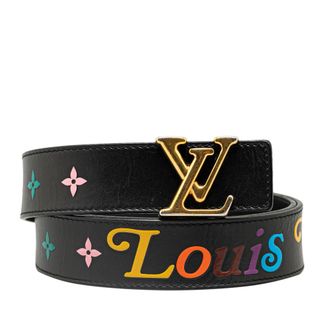 Louis Vuitton Black Monogram New Wave Belt