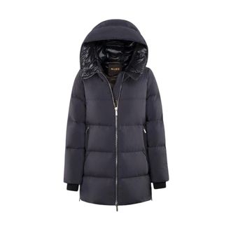 Moorer Femme, Vestes, Bleu, Taille: 36 FR Carinzia Down Jacket
