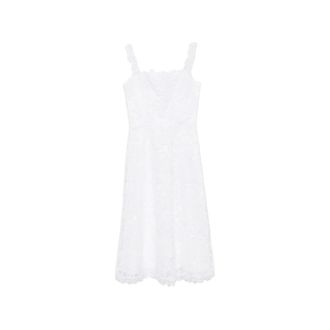 Carolina Herrera Guipure-Spitzen-Midikleid - - Dresses - Damen - Wei&szlig; - XS