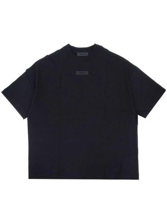 Fear of God t-shirt en coton à logo appliqué - Noir
