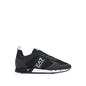 Emporio Armani Emporio Armani Ea7, Homme, Chaussures, Noir, Taille: 45 1/3 EU Black & White Laces Baskets