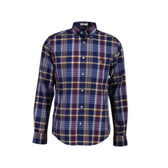 GANT Homme, Chemises, Multicolore, Taille: XL Reg Classic Poplin Check