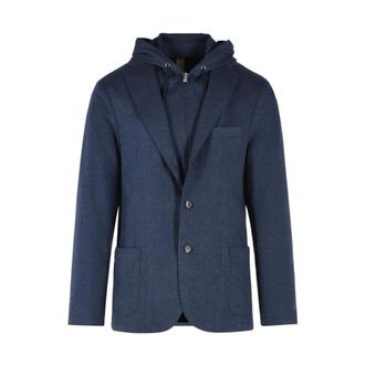 Eleventy Blazer en m&eacute;lange de polyester - Homme - Vestes - Bleu - Taille: 3XL